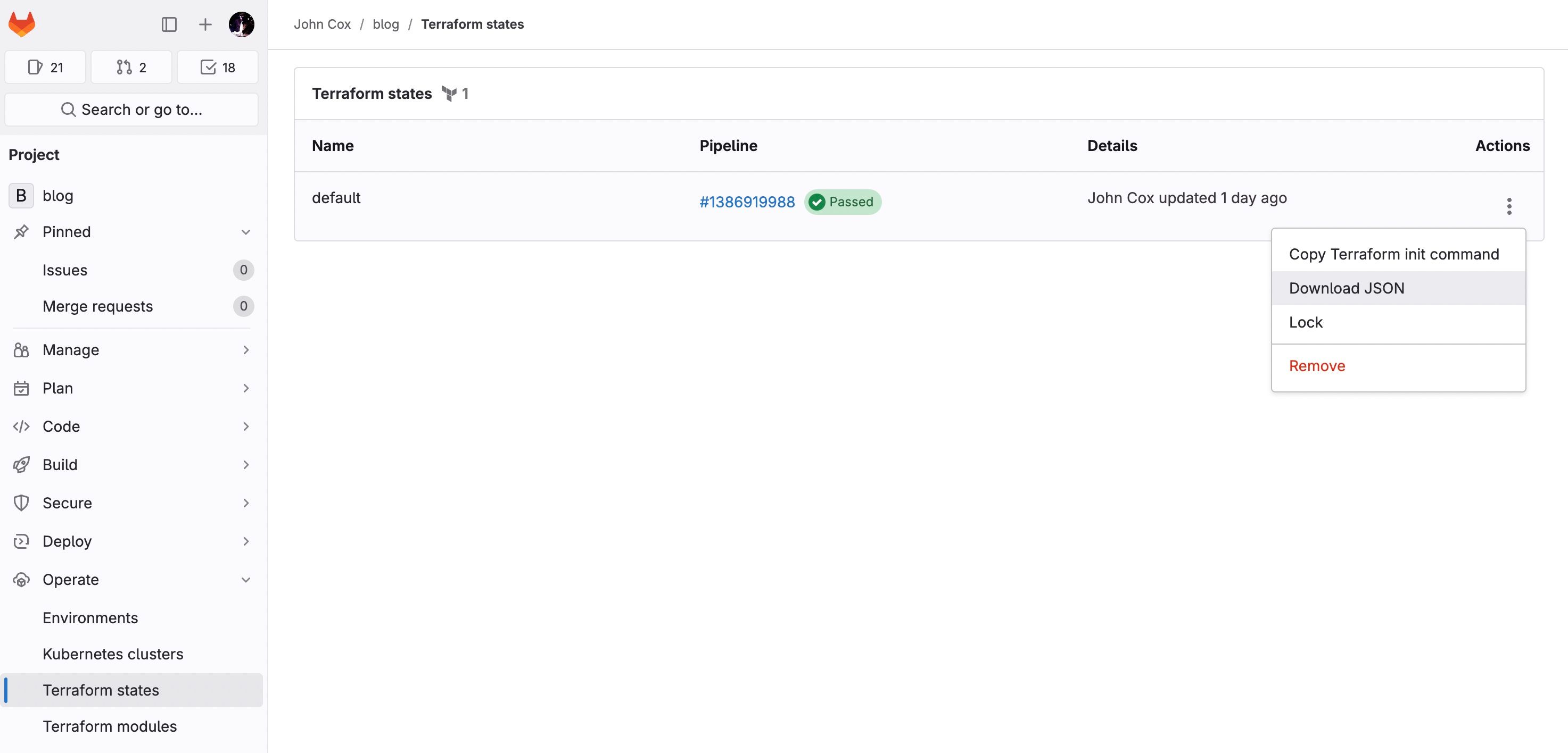 Migrating Terraform State in Gitlab